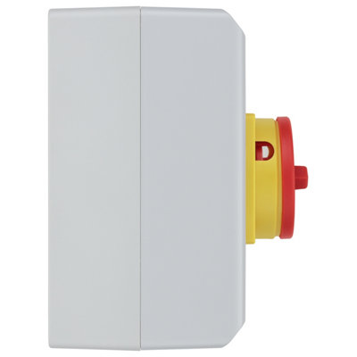 BG Rotary Isolator Switch 4 Pole Padlockable Handle IP65 Rated 63A
