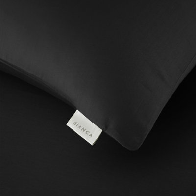 Bianca Fine Linens 400 Thread Count Cotton Sateen Standard 50x75cm Pack ...