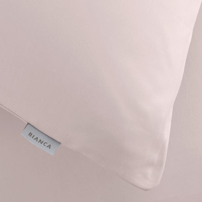 Bianca Fine Linens 400 Thread Count Cotton Sateen Standard 50x75cm Pack ...