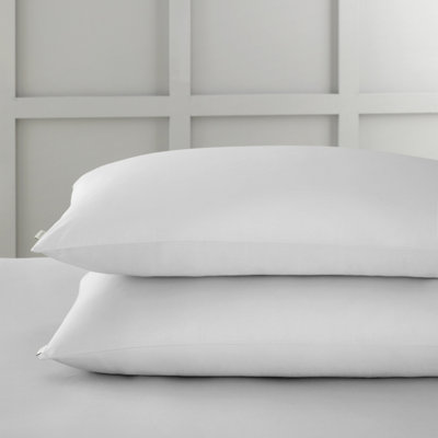 Bianca Fine Linens 400 Thread Count Cotton Sateen Standard 50x75cm Pack ...