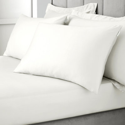 Bianca Fine Linens 400 Thread Count Cotton Sateen Standard 50x75cm Pack ...