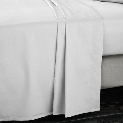 Bianca Fine Linens Bedroom Luxury 400 Thread Count Cotton Sateen Flat ...
