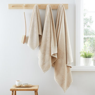 Bianca Fine Linens Egyptian Cotton Hand Towel Natural
