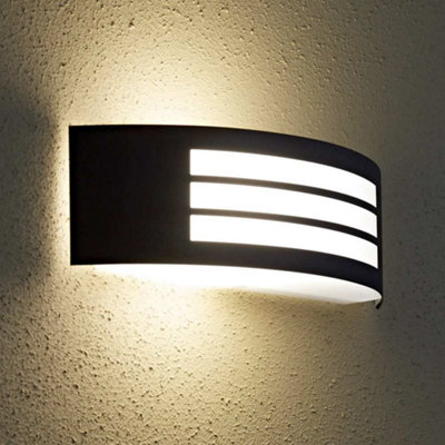 Biard Orleans Small Wall Light - Black | DIY at B&Q
