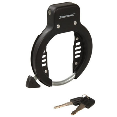 Bicycle Bike Frame Lock With 2 Keys Security Anti Steal Wheel Safe Ring ...
