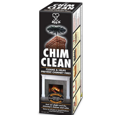 Big K Products Chimney Cleaning Log FLCHIM-BQ-1PK For Keeping Your Wood ...