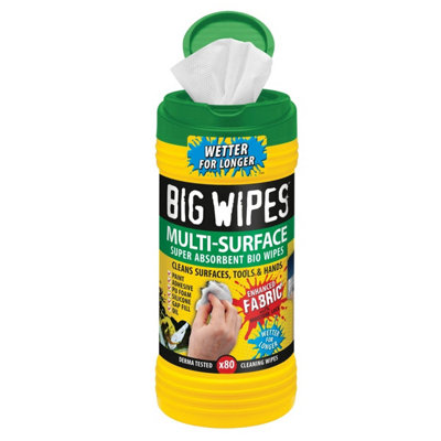Big Wipes 4x4 Multi-Surface Cleaning Wipes Tub of 80 BGW2440