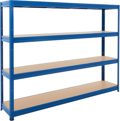 BiGDUG Heavy Duty Garage Shelving Unit - 1770H x 2400W x 450D mm ...