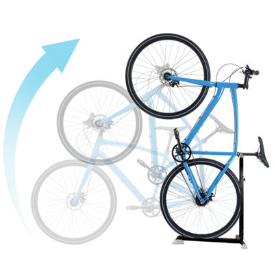 Bike Nook Pro Bicycle Stand, Portable and Stationary Space-Saving Rack ...