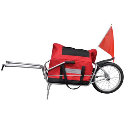 BIKE TRAILER ONE-WHEEL WITH STORAGE BAG
