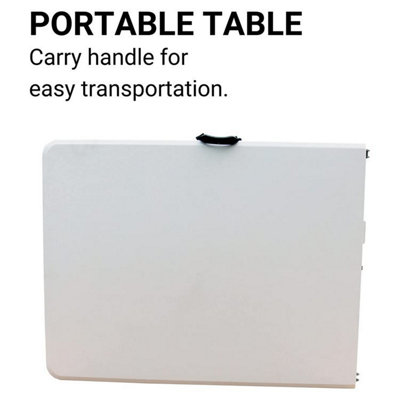 BillyOh 4ft Heavy Duty Plastic Folding Outdoor Trestle Table