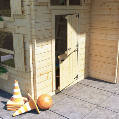 Log playhouse store