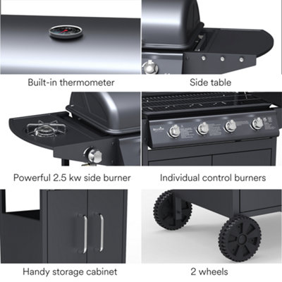 BillyOh Matrix 4 Burner Gas BBQ