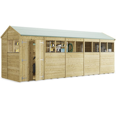BillyOh Switch Tongue and Groove Apex Wooden Shed - 20x6 Windowed ...