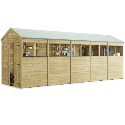 BillyOh Switch Tongue and Groove Apex Wooden Shed - 20x6 Windowed ...
