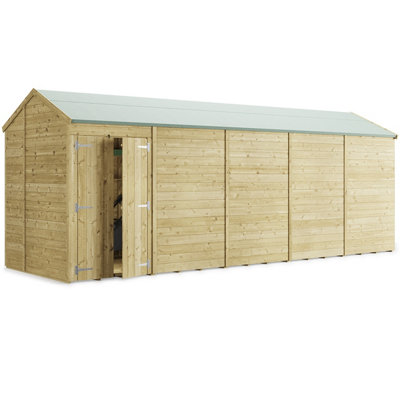 BillyOh Switch Tongue and Groove Apex Wooden Shed - 20x6 Windowless ...