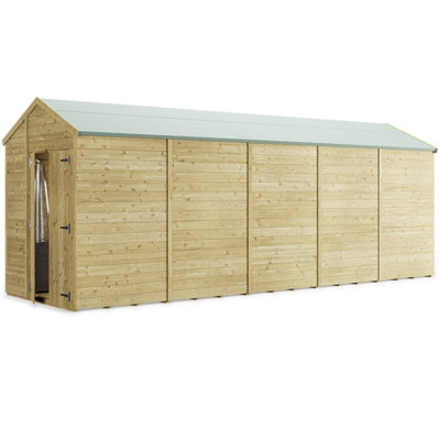 BillyOh Switch Tongue and Groove Apex Wooden Shed - 20x6 Windowless ...