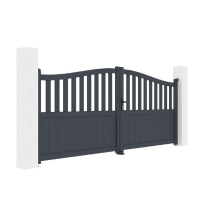 BillyOh Ward Aluminium Driveway Gate - 340 x 140