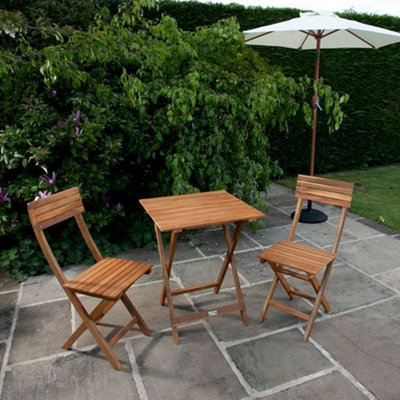 Buy BillyOh Windsor 0.6m Square Bistro Set For 2 - 2 Seater 60cm Square ...