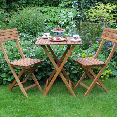 Buy BillyOh Windsor 0.6m Square Bistro Set For 2 - 2 Seater 60cm Square ...