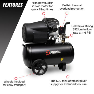 Hi power air compressor store