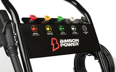 Bimson Power Petrol Pressure Washer 200 Bar (2900 PSI) 9 LPM - 8m hose