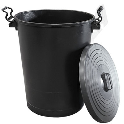 Bin 110l with Locking Lid and Side Handles Storage Bin for Recycling ...
