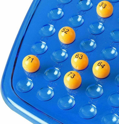 Bingo Classic Family Game Bingo Game Set with 90 Numbered Balls 48 ...