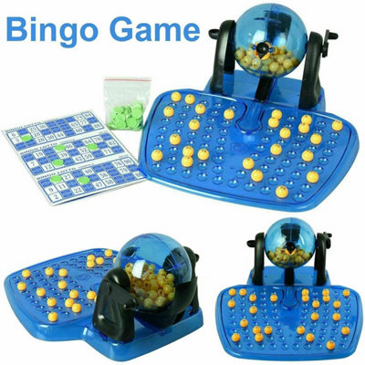 Bingo Classic Family Game Bingo Game Set with 90 Numbered Balls 48 ...