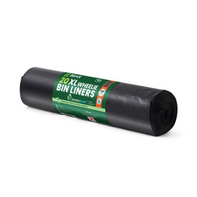 BinIt 20 Wheelie Bin Liners 360 Litre, Bin Bags, Refuse Sacks