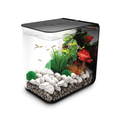biOrb FLOW 15L Aquarium Fish Tank in Black with MCR LED Light