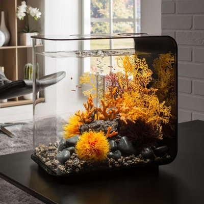 biOrb FLOW 30L Aquarium Fish Tank in Black with MCR LED Lighting