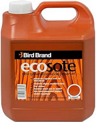 Bird Brand Ecosote Wood Preserver Light 4 L | DIY at B&Q