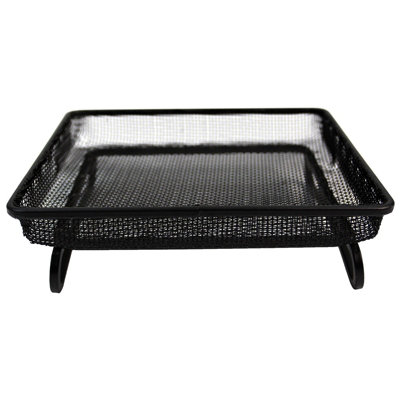 Bird Feeder raised metal micromesh wire Tray