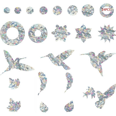 Bird Stickers Anti Collision Window Decals Glass Door Protector ...
