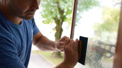 BirdShades anti bird collision strike window film