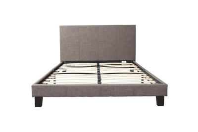 Birlea Berlin King Bed Frame In Grey Fabric