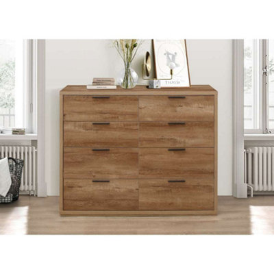 Birlea Stockwell Merchant Chest Rustic Oak