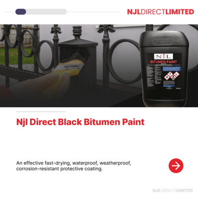 Bitumen Paint Black for Concrete, Steel Iron, Weatherproof Waterproof ...