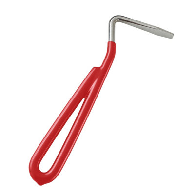 Bitz Metal Horse Hoof Pick Red (One Size) | DIY at B&Q