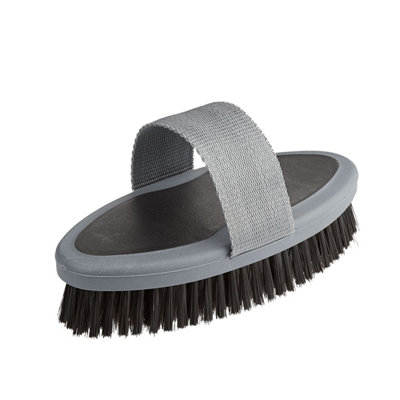 Bitz Two Tone Horse Body Brush Black/Grey (S) | DIY at B&Q
