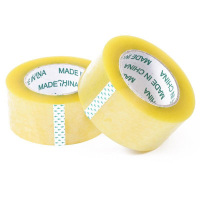 Biznest Clear Parcel Tape Packing Packaging Adhesive Rolls Carton Boxes ...