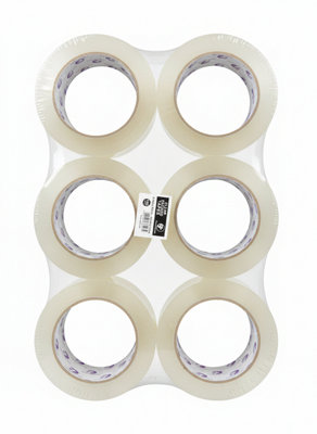 Biznest Clear Parcel Tape Packing Packaging Adhesive Rolls Carton ...