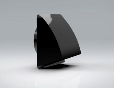 BLACK 125MM 5" COWL WITH GRAVITY FLAP