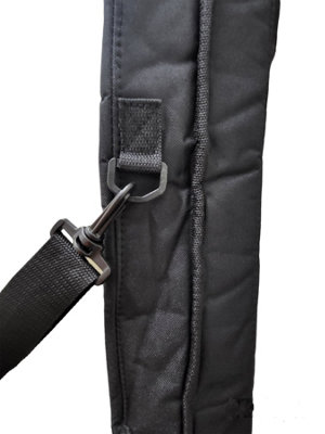 Black 1800mm Spirit Level Bag Storage for upto 6 Levels Bahco Stabila ...