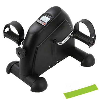 Black Arm & Leg Cycle Exerciser with Monitor Adjustable Resistance Mini ...