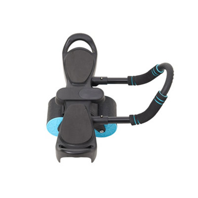 Black Automatic Rebound Abdominal Wheel Roller Core Workout Exercises ...