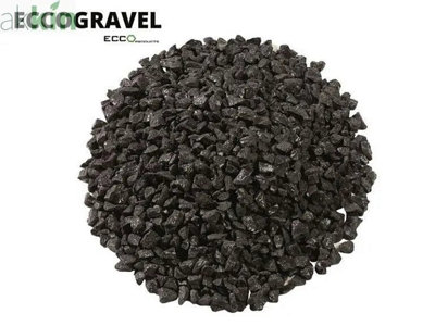 BLACK BASALT 14MM DECORATIVE GARDEN STONES 25KG