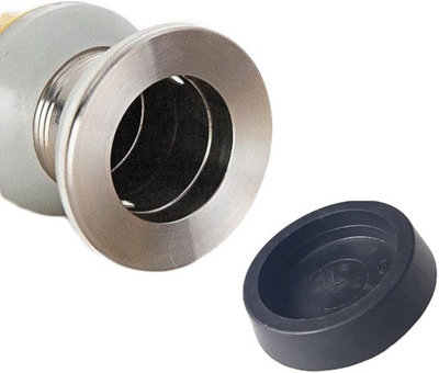 Black Basin Plug 38mm Small Rubber Bath Sink Plug Replacement for ...