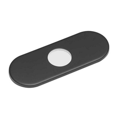 Black Bathroom Tap Sink Hole Cover Deck Plate Plinth Mounting ...